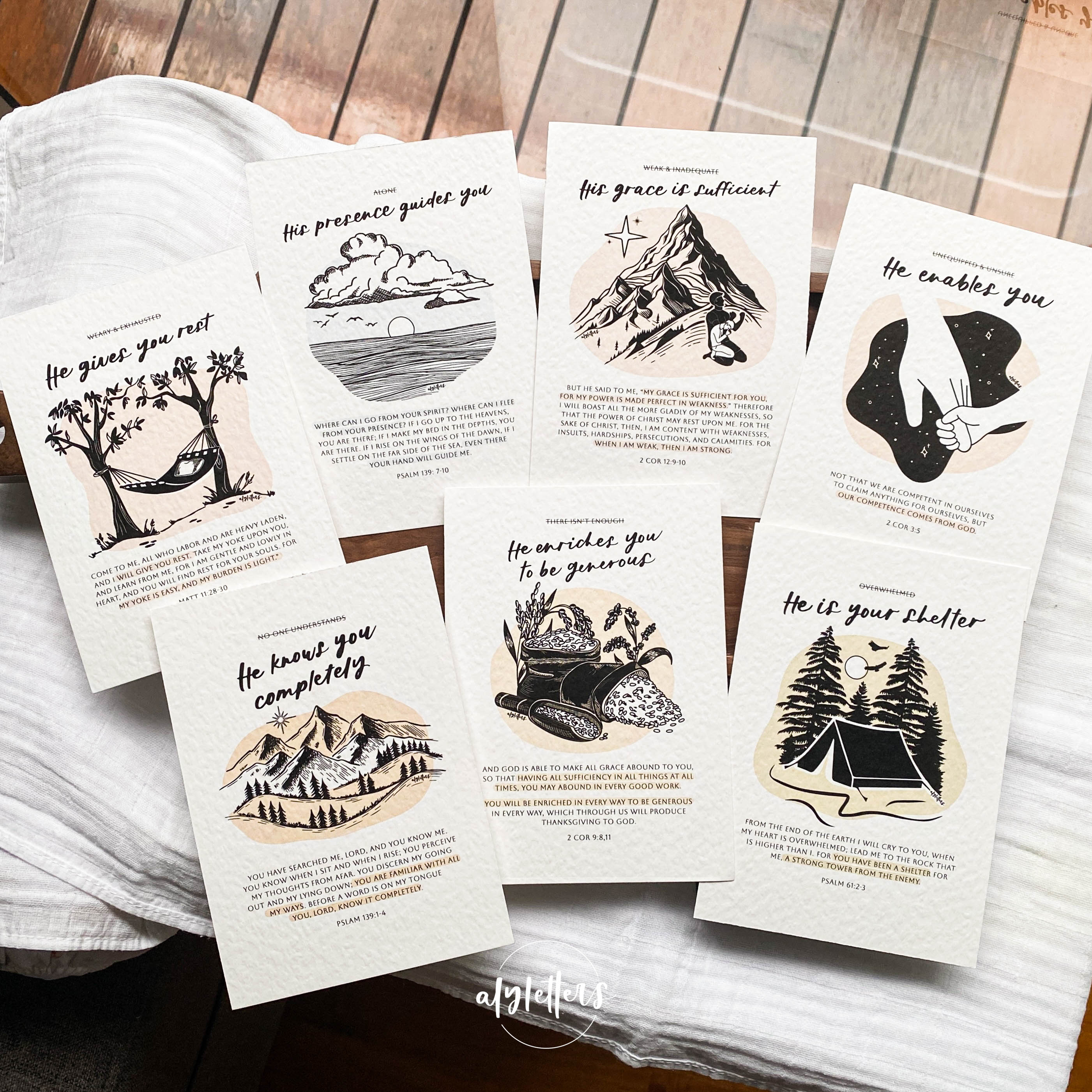 Restored | Blessing Cards – Alyletters